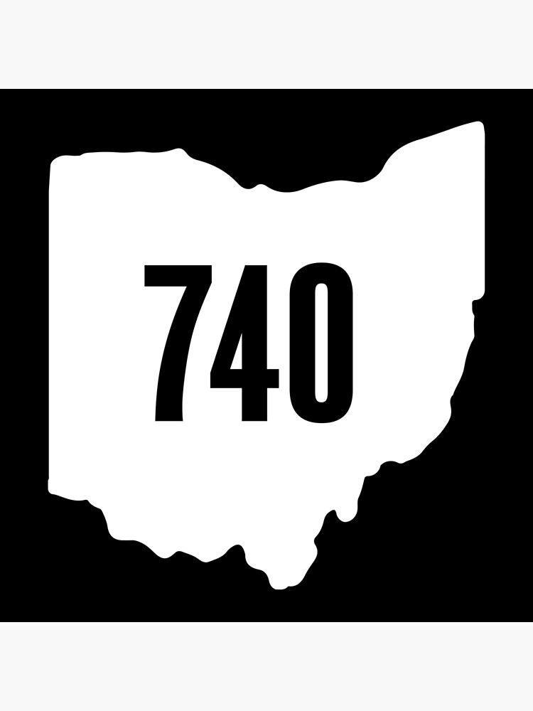 "Ohio 740 | White" Poster for Sale by PerryCoConnect | Redbubble