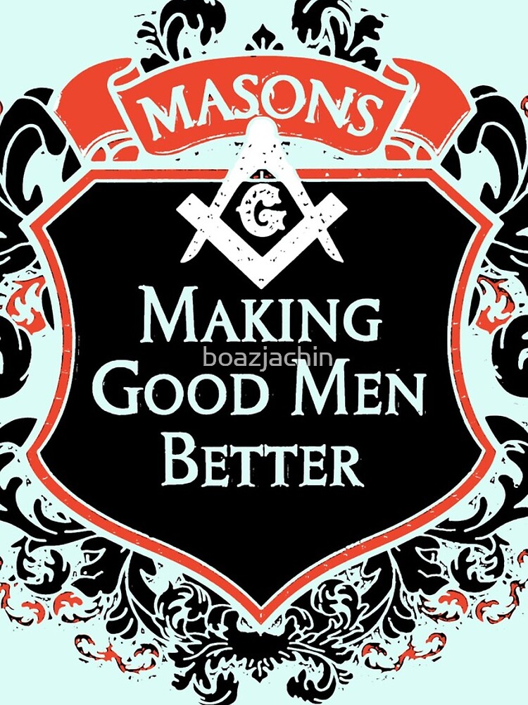 "MASONS MAKING GOOD MEN BETTER" iPhone Case for Sale by boazjachin ...