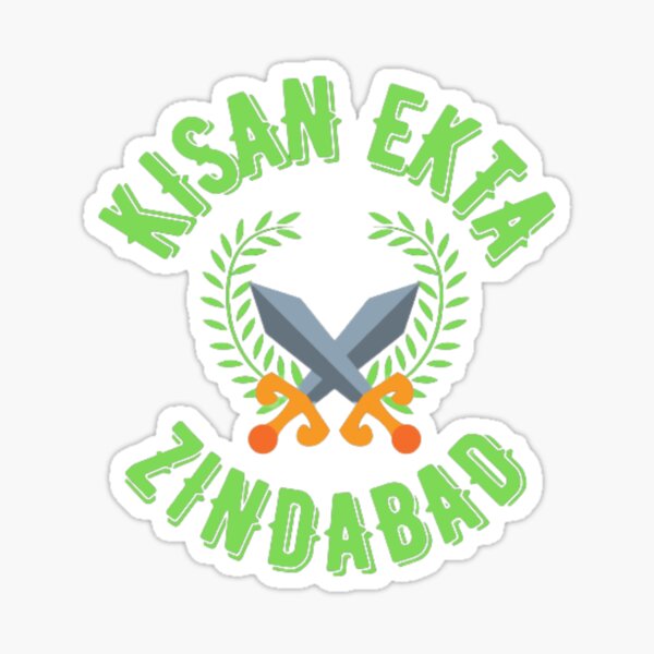 "Kisan ekta zindabad" Sticker for Sale by classicmaddy | Redbubble