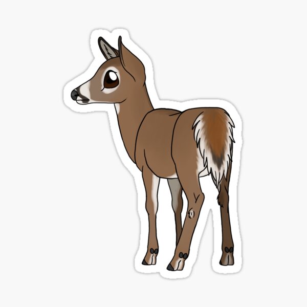 "Whitetail Doe" Sticker for Sale by thefianna | Redbubble