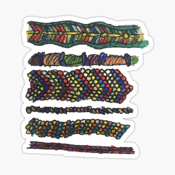 "Friendship bracelets " Sticker by Abigail-Peters | Redbubble