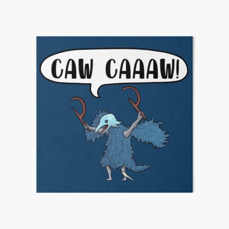 "CAW CAAAW!" Art Board Print for Sale by JaimeLian | Redbubble