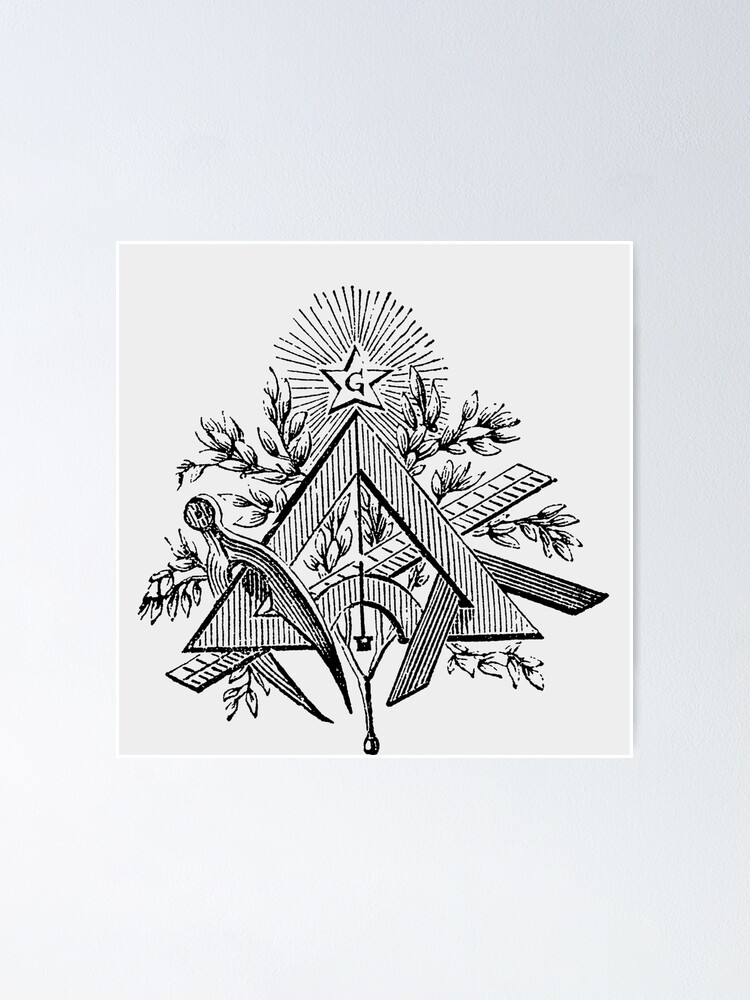 "SYMBOLS OF MASONRY" Poster for Sale by boazjachin | Redbubble