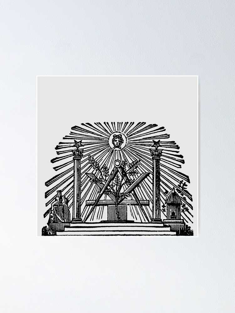 "SYMBOLS OF MASONRY" Poster for Sale by boazjachin | Redbubble