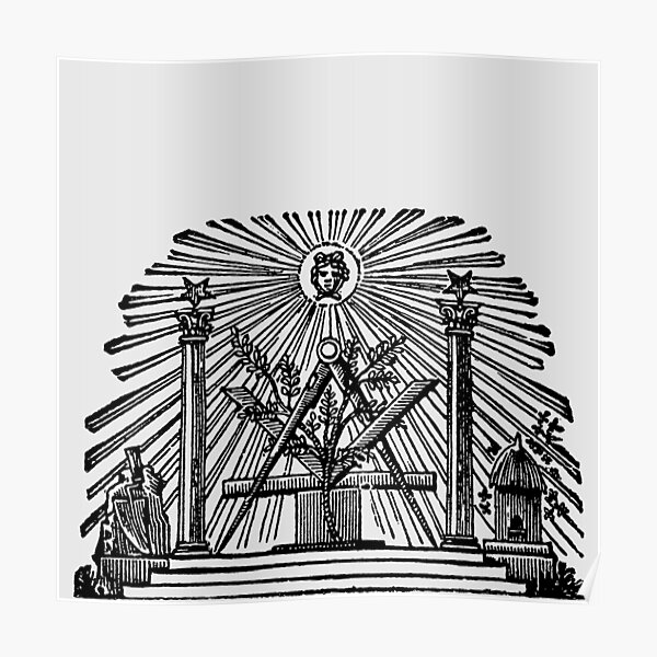 "SYMBOLS OF MASONRY" Poster for Sale by boazjachin | Redbubble