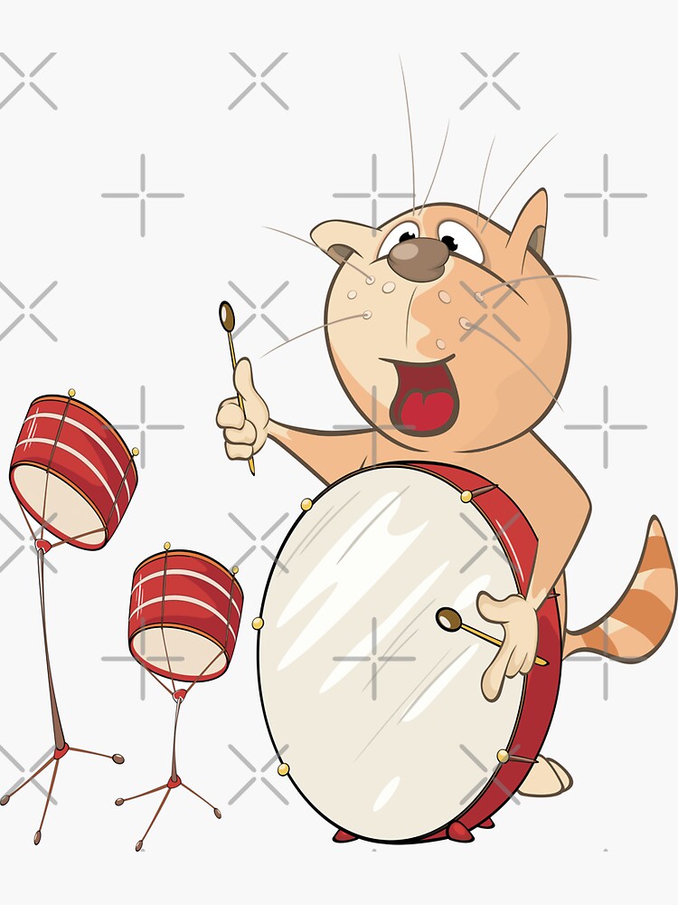 "Popping Cat / Pop Cat" Sticker for Sale by Miaramar | Redbubble