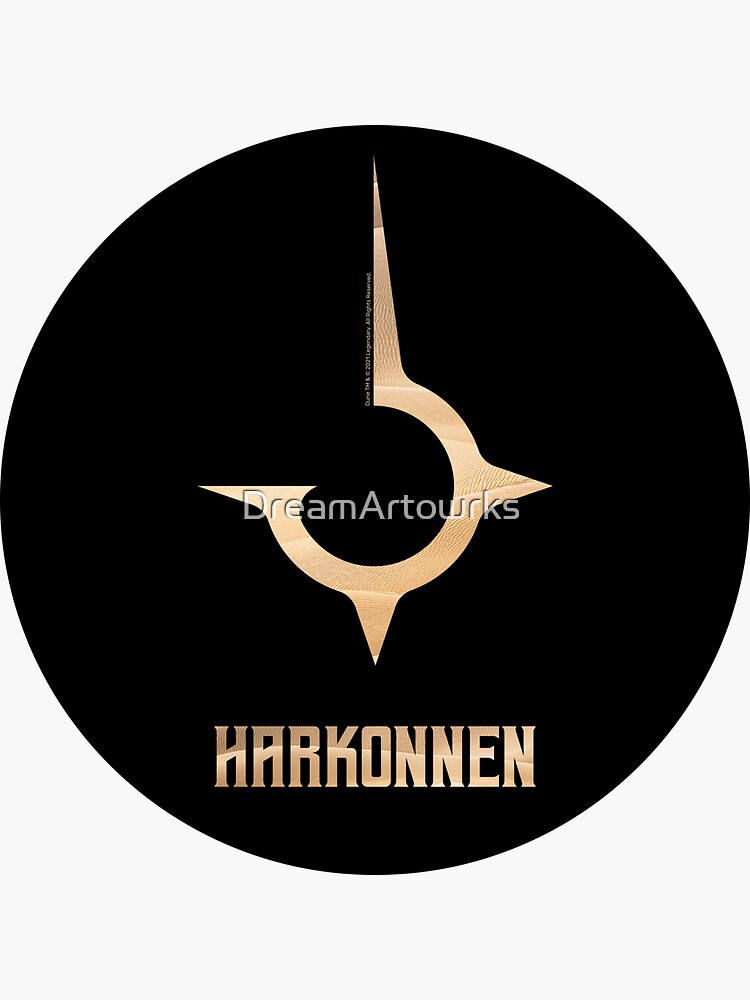Pegatina «Duna, símbolo de la casa Harkonnen» de DreamArtowrks | Redbubble
