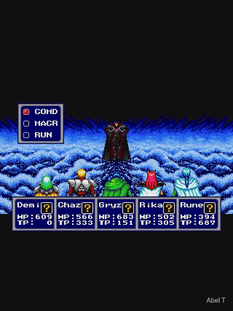 "Classic Phantasy Star IV Boss Battle" T-shirt for Sale by Tark-Abelard ...