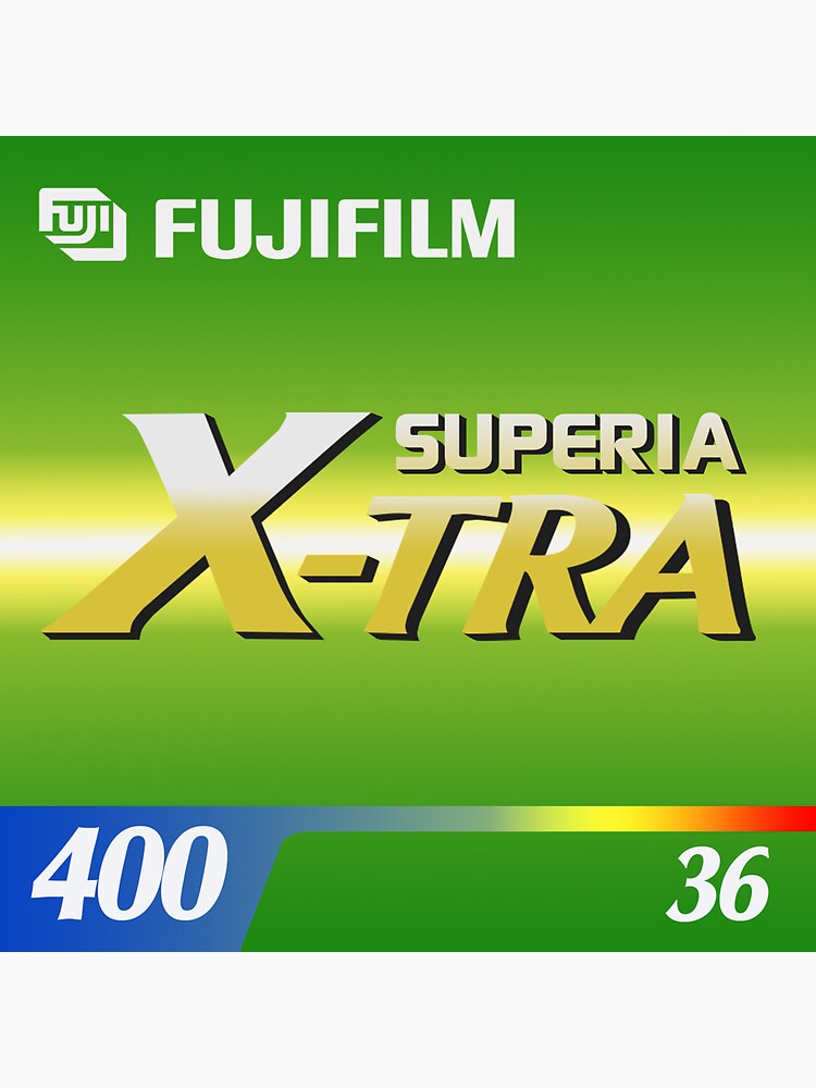 "Fujifilm Superia X-Tra 400" Sticker for Sale by elnoys | Redbubble
