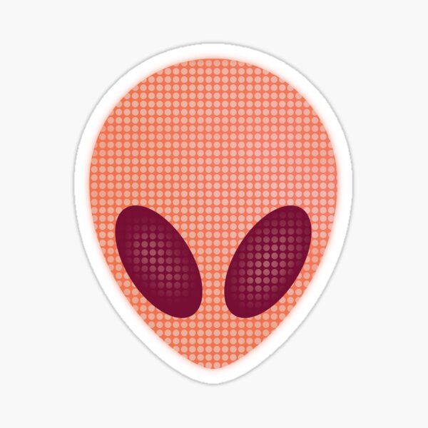 "Alien eyes with cool neon pattern" Sticker for Sale by Elegantpatterns ...