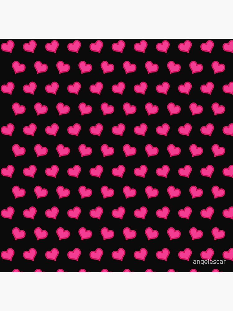Póster «lindo patrón de corazones, patrón de corazones pastel, patrón ...