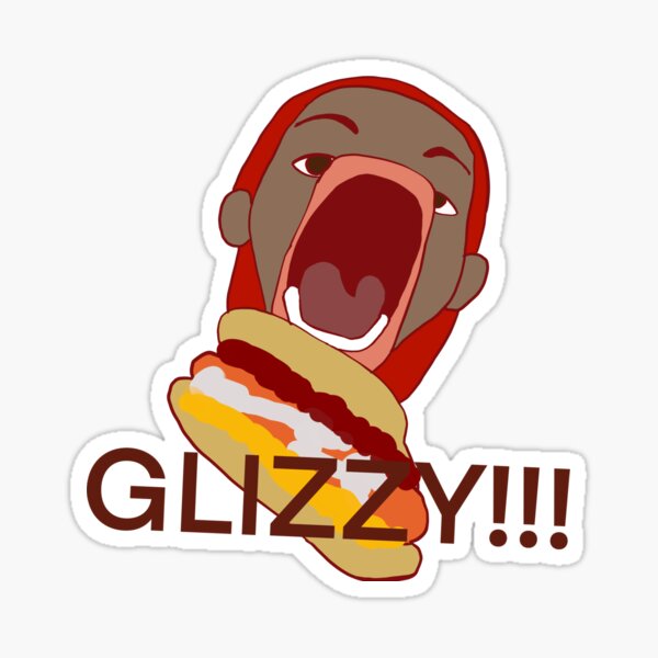 "Glizzy" Sticker by GraphicStrom | Redbubble