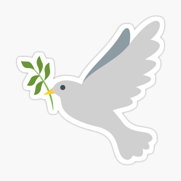 "Dove of Peace Gift for Dove lovers" Sticker for Sale by MKMemo1111 ...