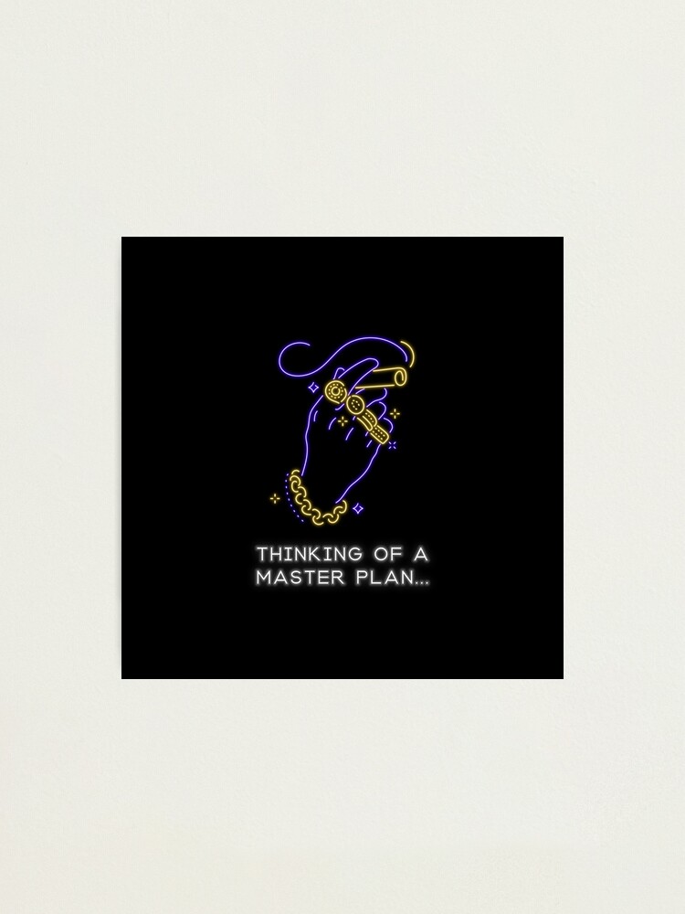 "Think of a Master Plan.. MASTER PLAN Rakim " Photographic Print for ...