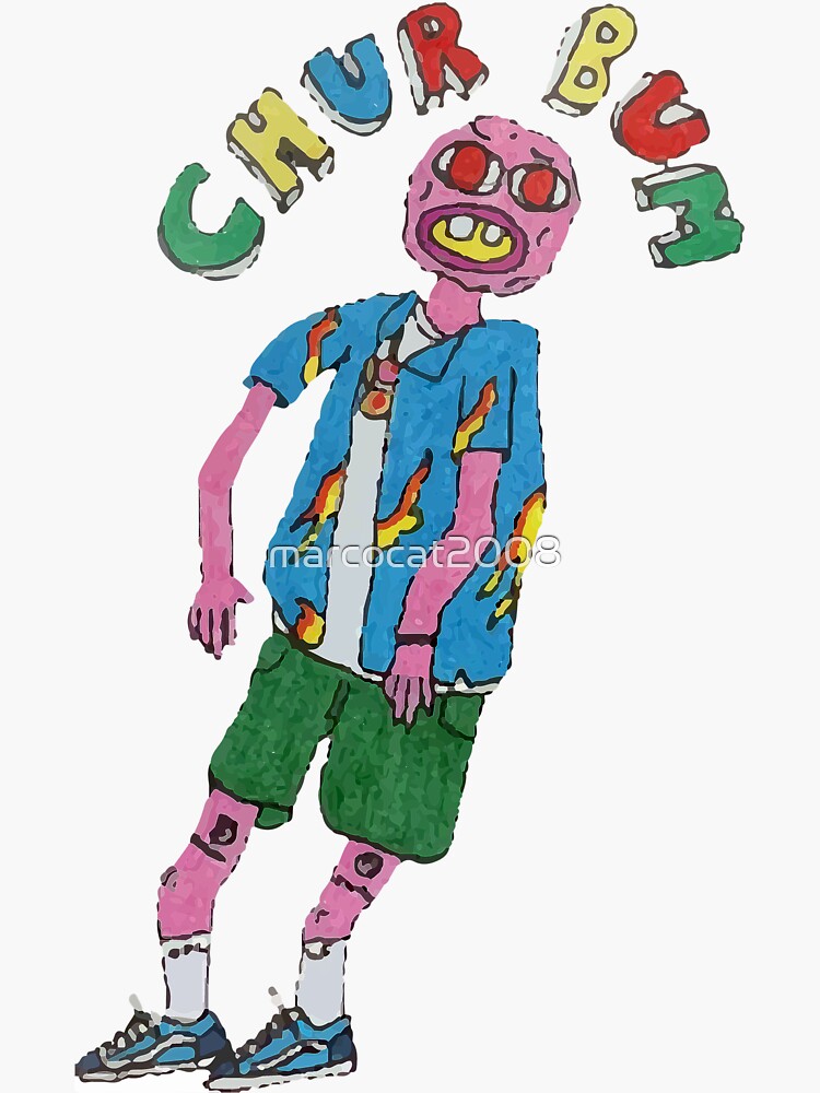 "Chur Bum" Sticker by marcocat2008 | Redbubble