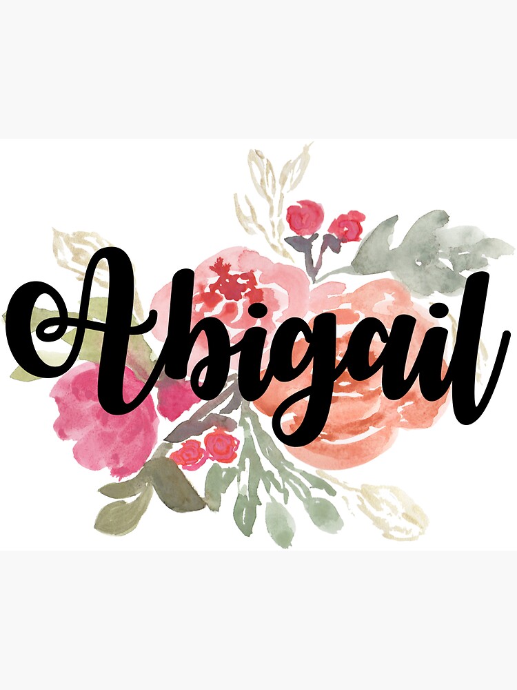 "Abigail" Sticker by inkknidesign | Redbubble