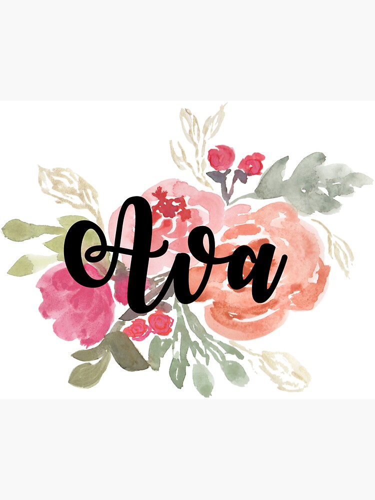"Ava" Sticker by inkknidesign | Redbubble