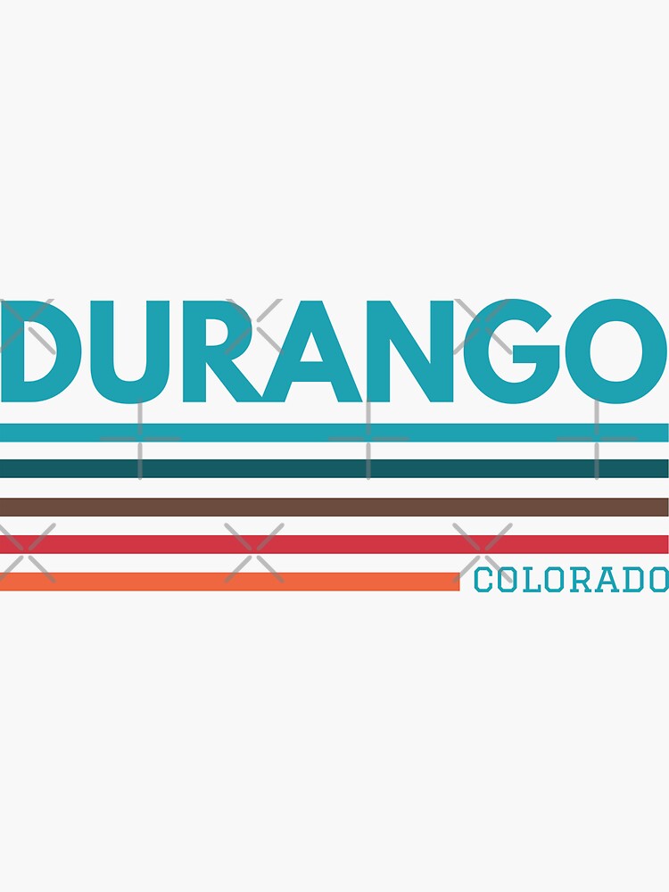 "Durango Colorado" Sticker by Taumaturgo | Redbubble