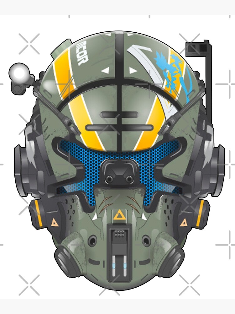"Titanfall 2 Helmet" Canvas Print for Sale by Butterfly-Dream | Redbubble