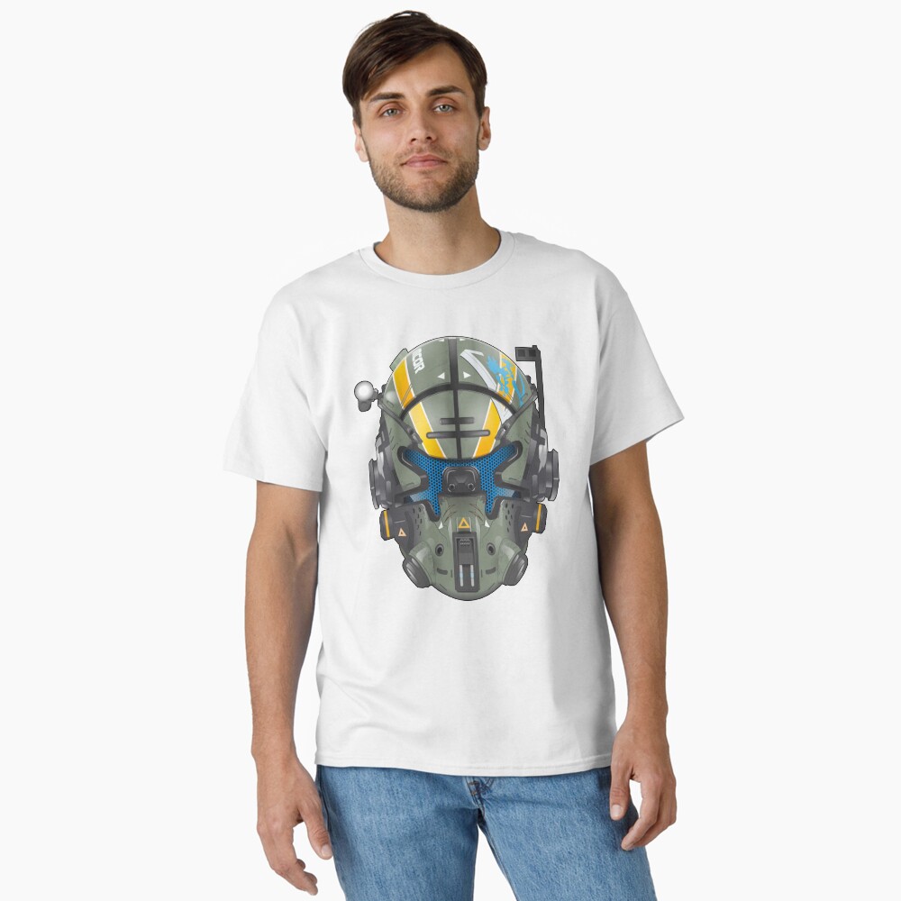 "Titanfall 2 Helmet" Sticker for Sale by Butterfly-Dream | Redbubble
