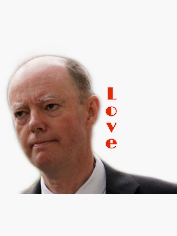 "chris whitty " Sticker for Sale by weworwingss | Redbubble