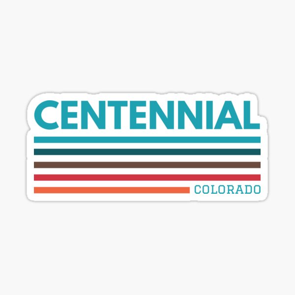 "Centennial Colorado" Sticker for Sale by Taumaturgo | Redbubble