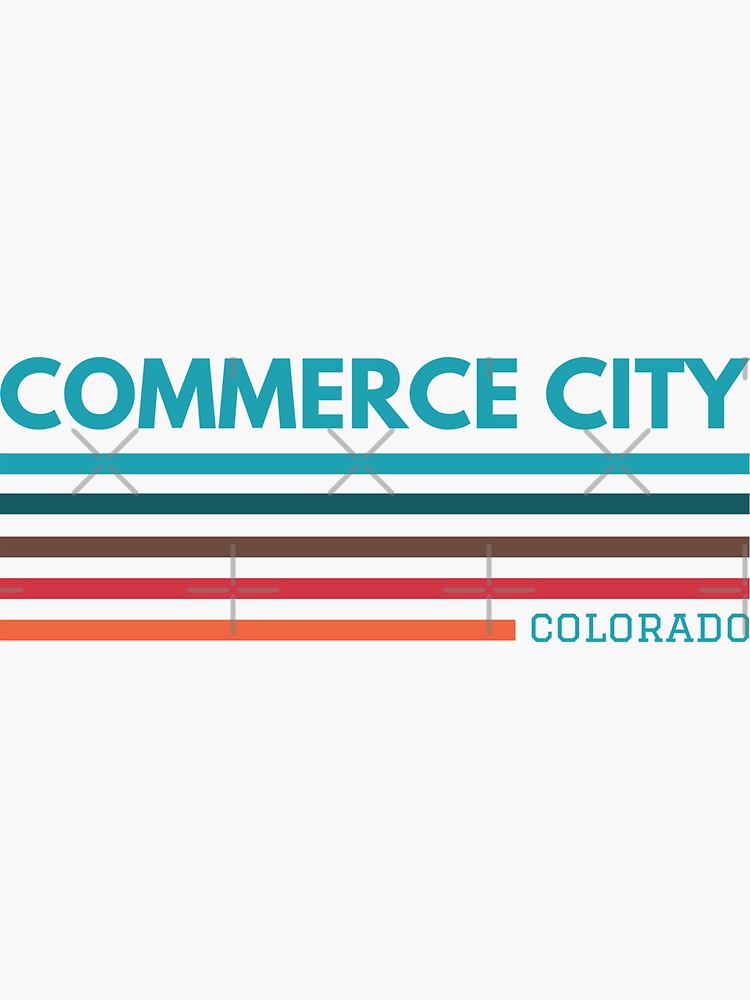 "Commerce City Colorado" Sticker by Taumaturgo | Redbubble