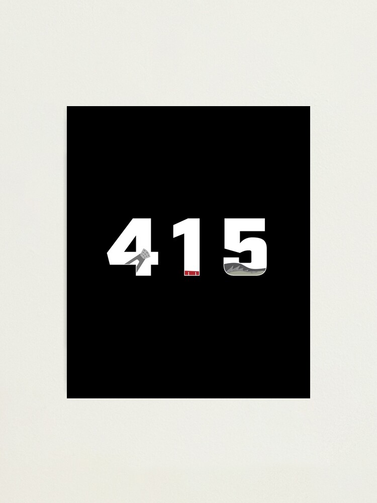 Lámina fotográfica «Código de área 415 The Bay Area San Francisco ...