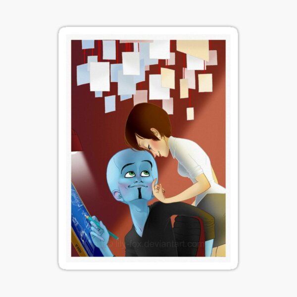 "Megamind " Sticker for Sale by Keticreation | Redbubble