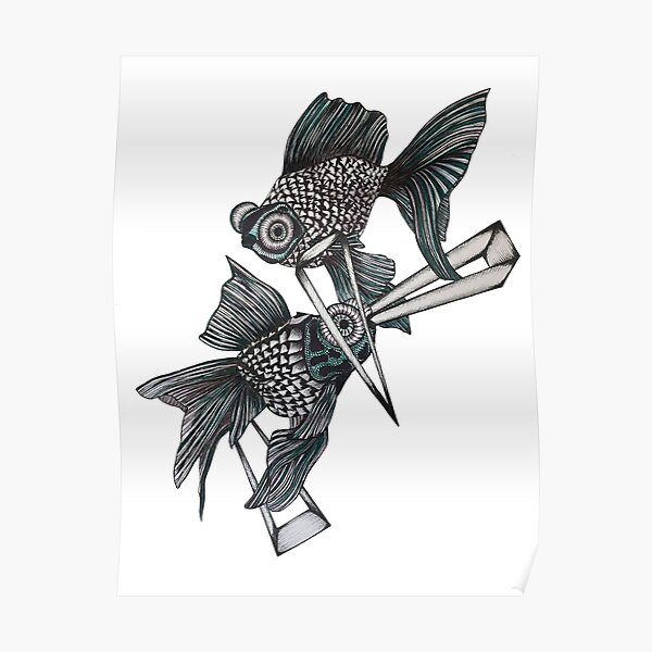 "Surreale Fische" Poster von bea-zafra | Redbubble