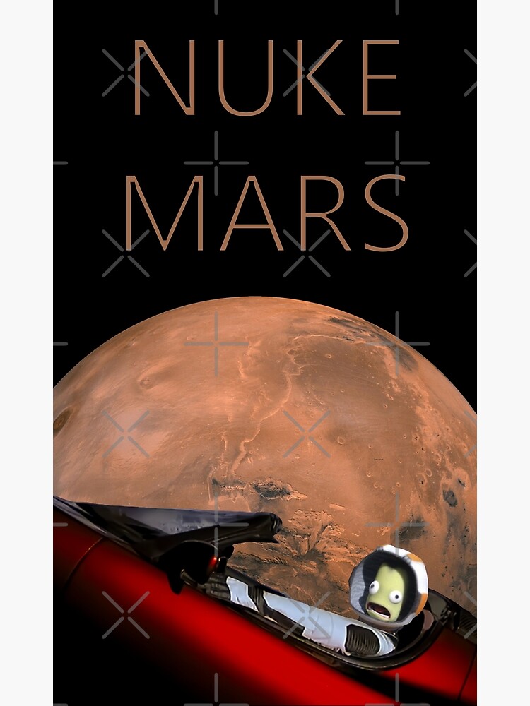 StarKerman - Nuke Mars!? Rescue Kerbal Near Mars Premium Matte Vertical ...