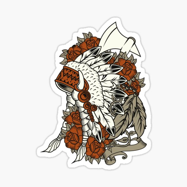 "Apache" Sticker for Sale by ma-gourde | Redbubble