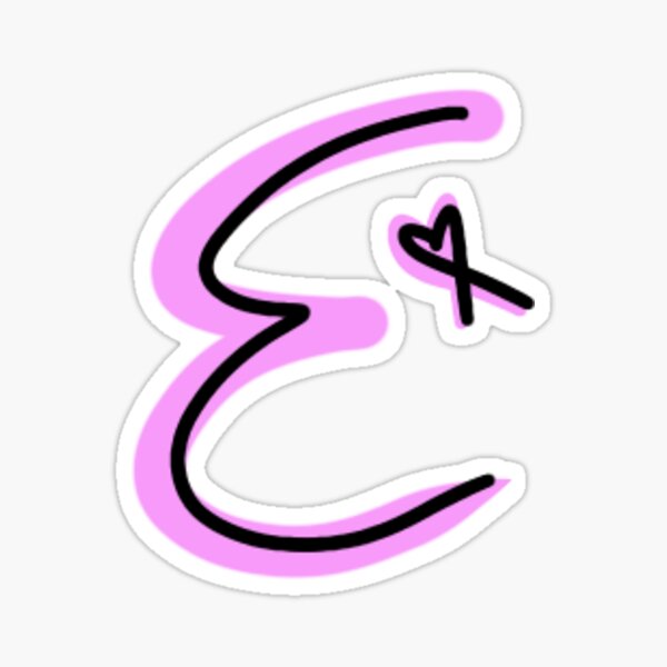 "cute aesthetic letter E" Sticker by fbstickers | Redbubble