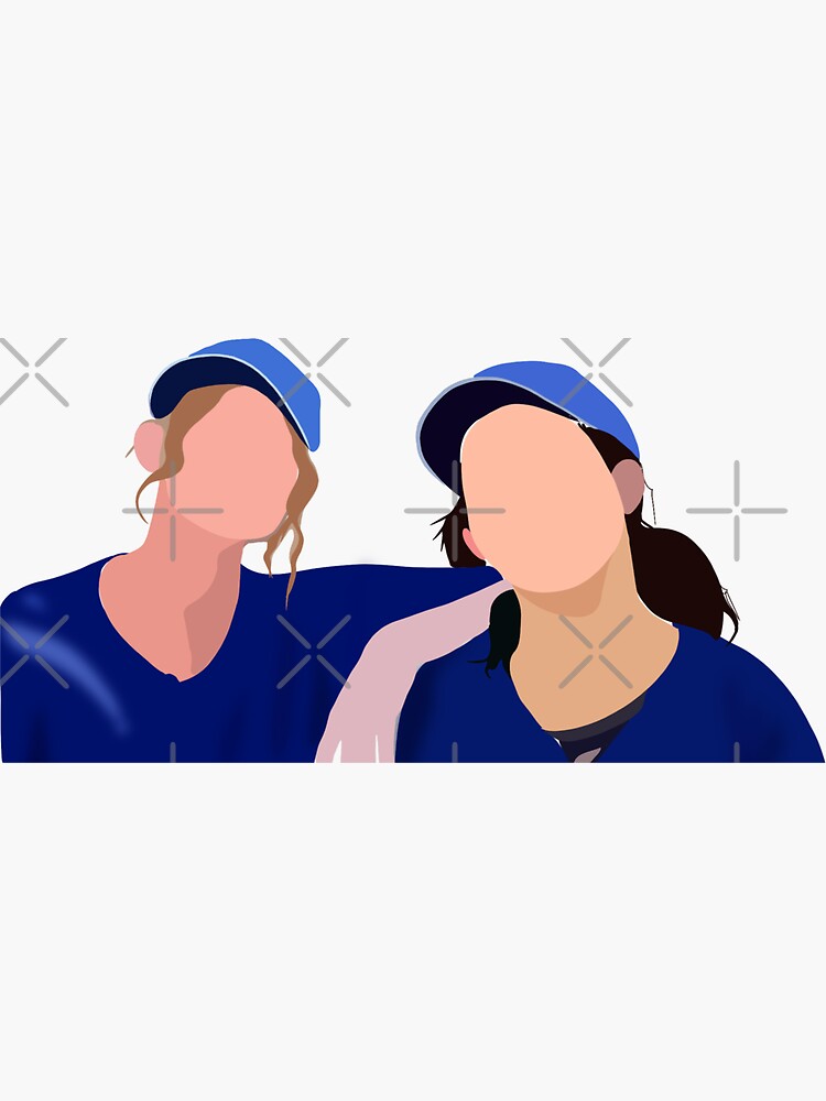 "Greys Anatomy Meredith and Christina vsco Best friends Sticker ...