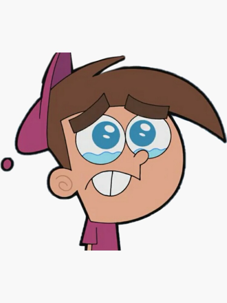 Pegatina «triste timmy turner» de cartoonycop | Redbubble