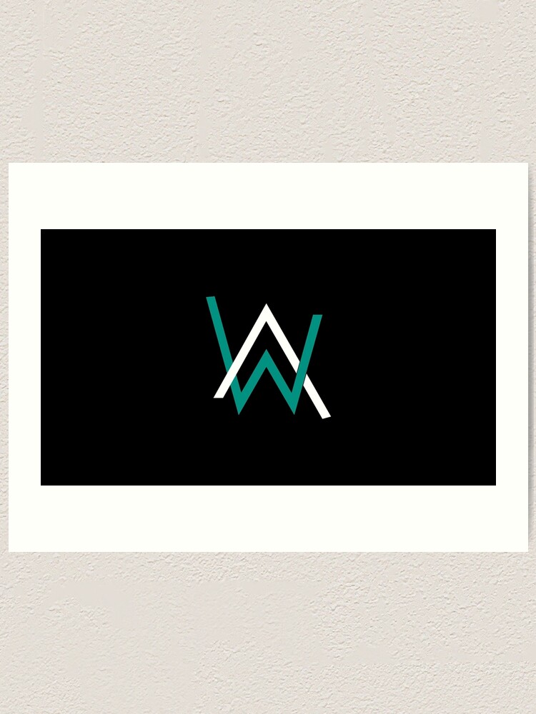 "Alan Walker - White and Blue Logo - Merchandise - Faded DJ Gaming ...