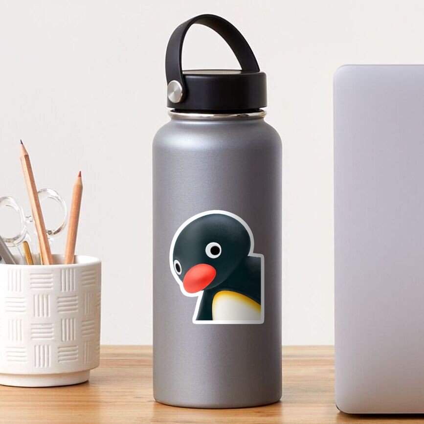 "Pingu Peeker" Sticker for Sale by BukLauDesu | Redbubble