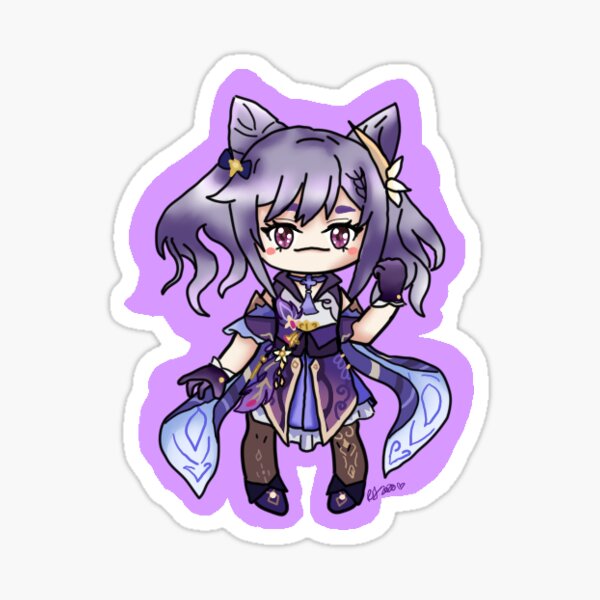 "Keqing - Genshin Impact Chibi" Sticker for Sale by Iloonylovegood ...