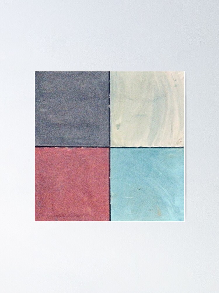 "Soft Color Block Collage" Poster by BENd-Barriers | Redbubble
