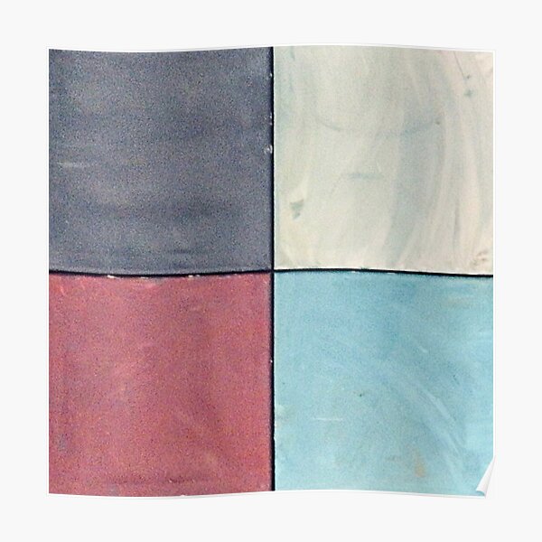 "Soft Color Block Collage" Poster by BENd-Barriers | Redbubble