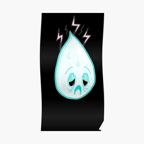 "SAD RAINDROP" Poster for Sale by ShandyRoxx | Redbubble