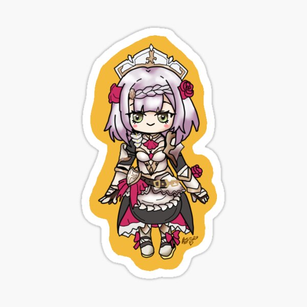 "Noelle - Genshin Impact Chibi" Sticker by Iloonylovegood | Redbubble
