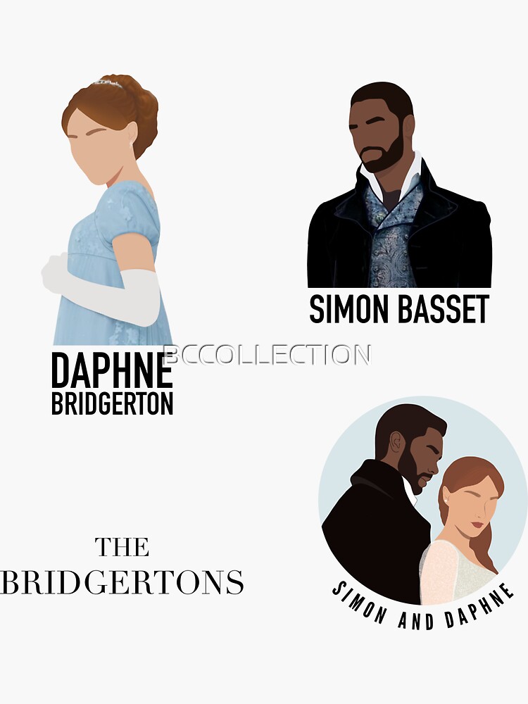 "Bridgerton Simon and Daphne Sticker Pack" Sticker for Sale by ...