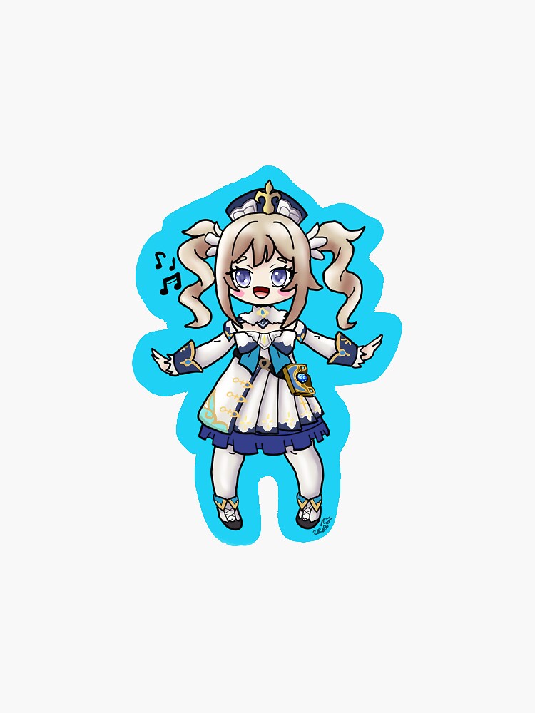 "Barbara - Genshin Impact Chibi" Sticker for Sale by Iloonylovegood ...