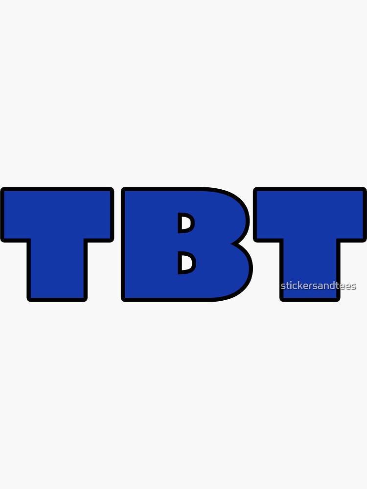 "Throwback Thursday TBT Online Chat" Sticker for Sale by ...
