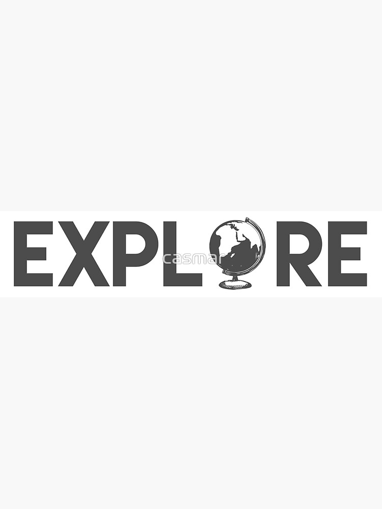 "explore" Sticker by casmar | Redbubble