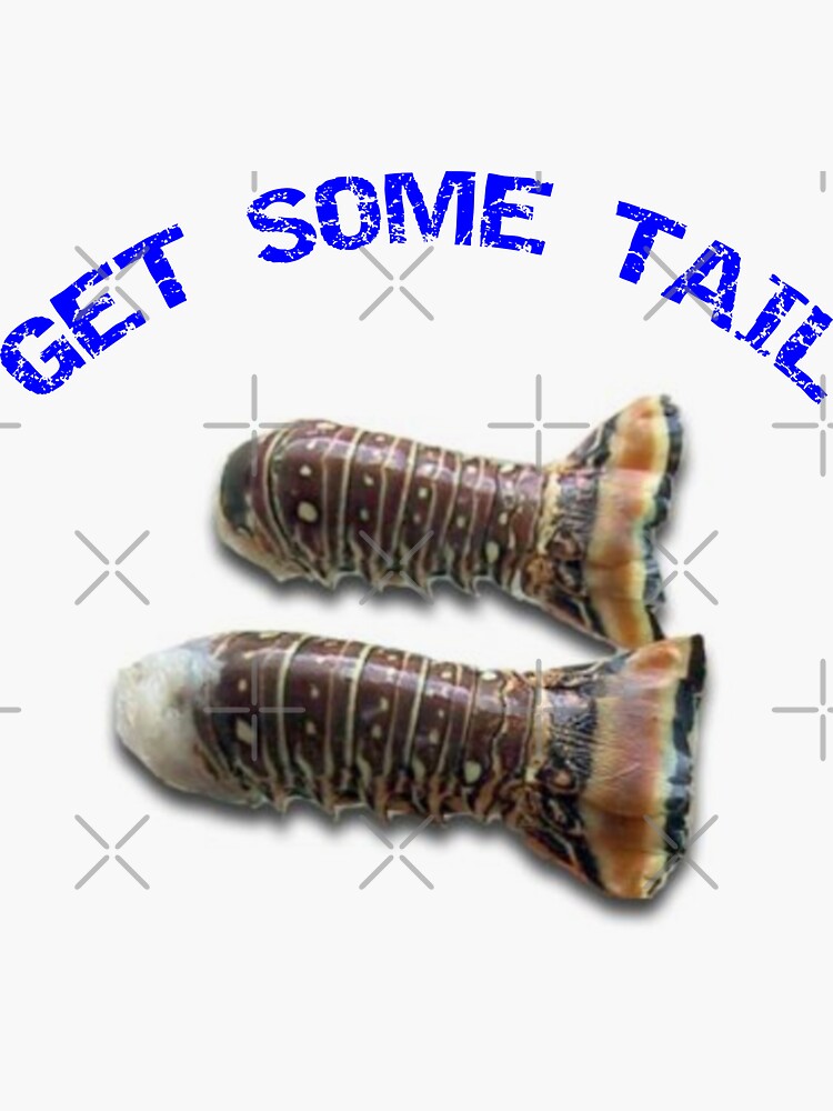 "Get Some Tail Florida Spiny Lobster Tails" Sticker for Sale by ...