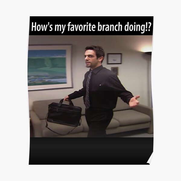 "How's my favorite branch doing meme t-shirt " Poster for Sale by Jo-oy ...