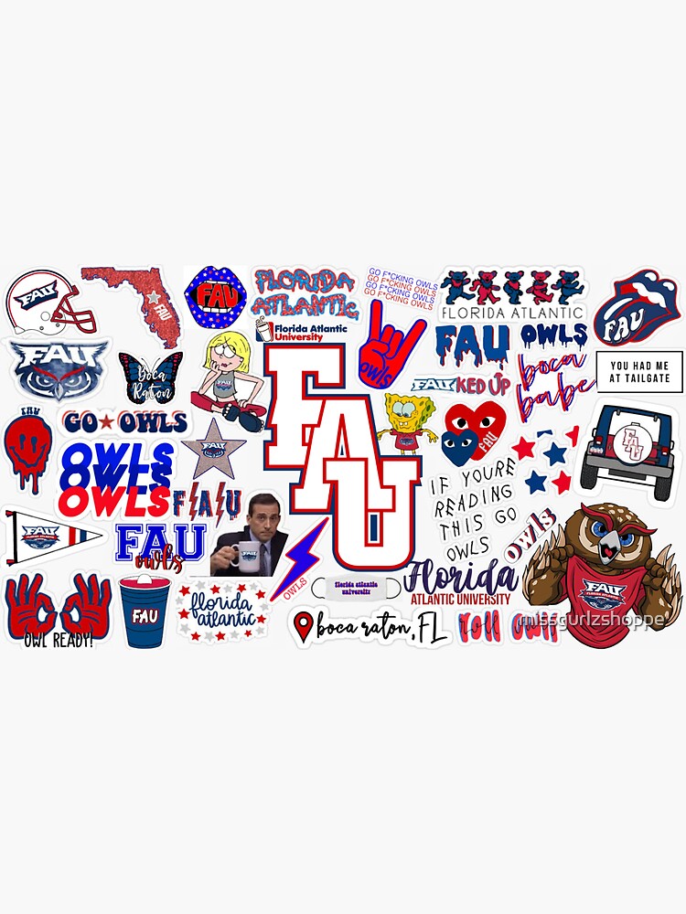 "FAU Florida Atlantic Computer Wallpaper" Sticker for Sale by ...