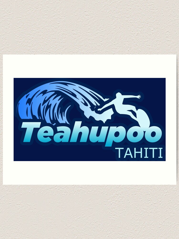 "Teahupoo Surf Break, Tahiti" Art Print for Sale by Kiwidom | Redbubble